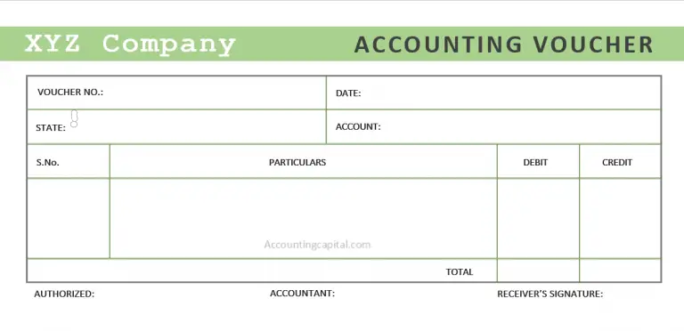 Voucher in Accounting (Example, Template, Types, PDF, etc.)