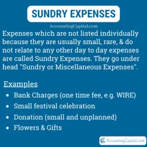What are Sundry Expenses? - Accounting Capital