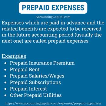Prepaid Expenses